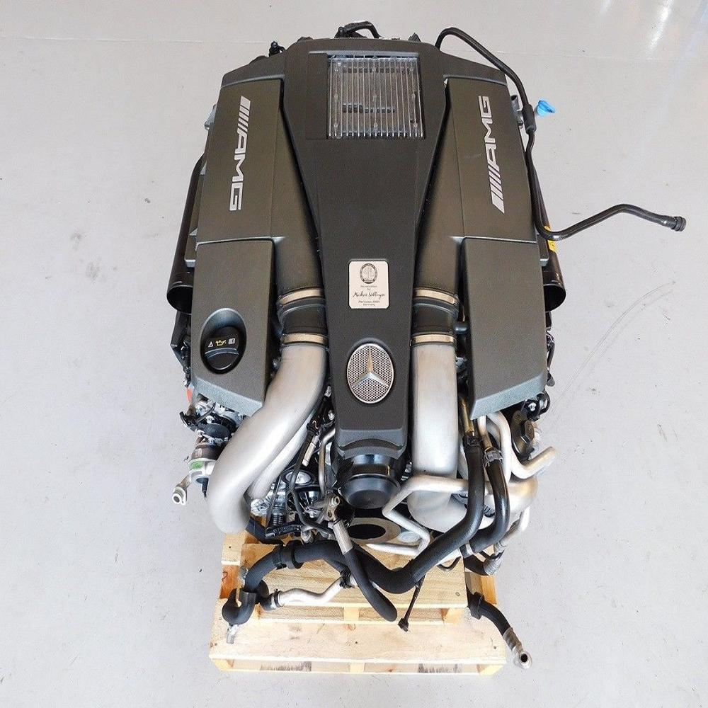ML63 AMG W166 2014 M157 Complete V8 5.5 Bi-Turbo Engine Motor J098 ...