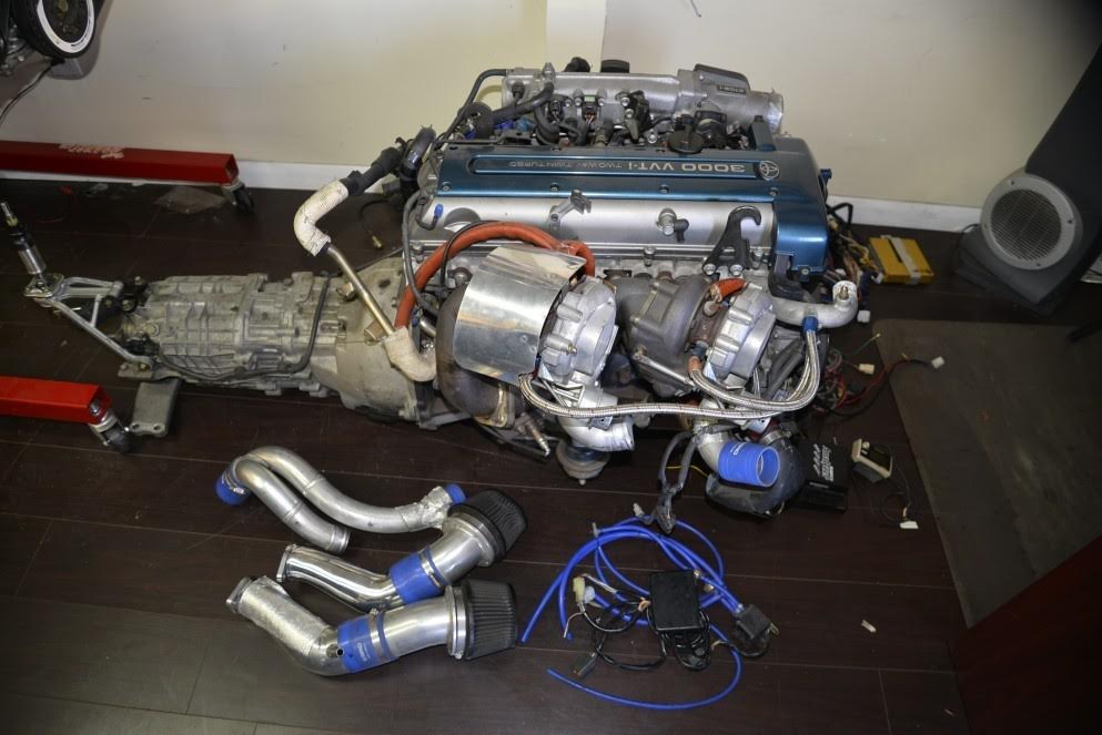 Supra HKS Twin Turbo 6 Speed VVTI Engine 2JZGTE JZA80 Fcon VPro Sard ORC – Supreme Engines and ...